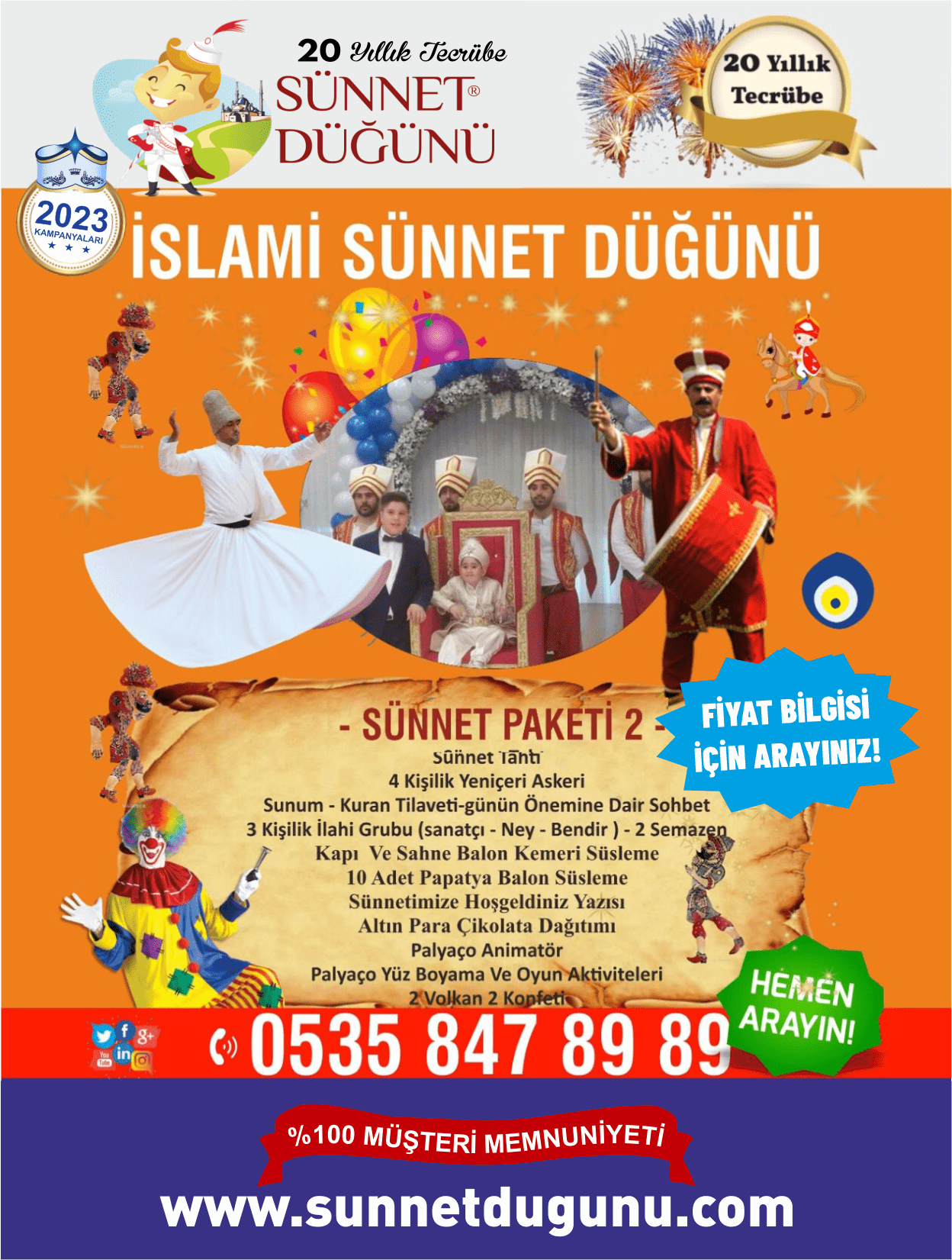 Mevlütlü Sünnet Düğünü Organizasyonu